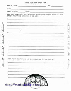 Book Report Worksheet Second Grade Awesome Non Fiction Book Review ...