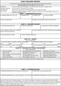 HURT FEELINGS REPORT - PROFESSIONAL TEMPLATES | PROFESSIONAL TEMPLATES