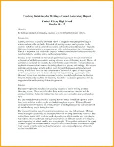 Lab Report Template Middle School (4) - PROFESSIONAL TEMPLATES ...
