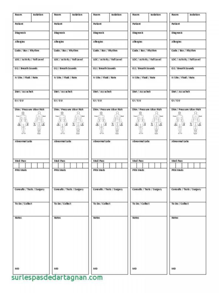 Nursing Report Sheet Templates (6) - PROFESSIONAL TEMPLATES ...