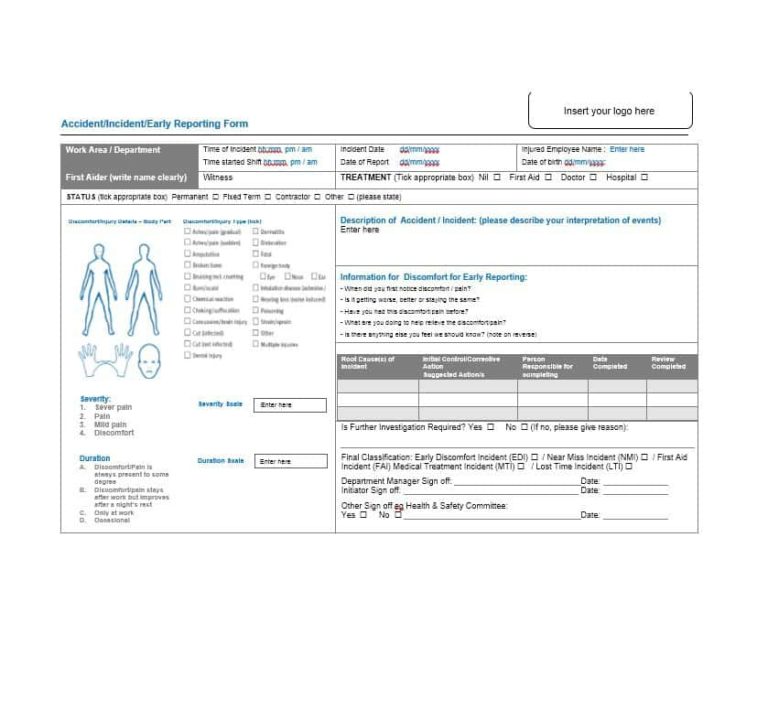 Patient Report Form Template Download (2) - PROFESSIONAL TEMPLATES ...
