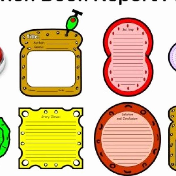 Sandwich Book Report Template (2) - PROFESSIONAL TEMPLATES ...