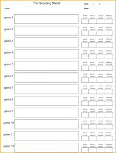 Scouting Report Basketball Template (2) - PROFESSIONAL TEMPLATES ...