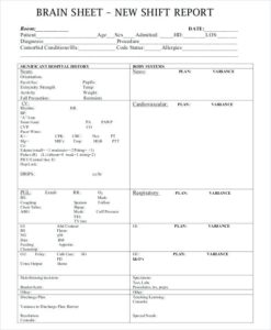 Shift Report Template - PROFESSIONAL TEMPLATES | PROFESSIONAL TEMPLATES