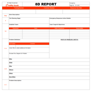 8D Report Format Template (4) - PROFESSIONAL TEMPLATES | PROFESSIONAL ...