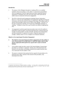 Agreed Upon Procedures Report Template - PROFESSIONAL TEMPLATES ...