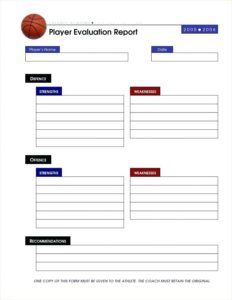 Basketball Scouting Report Template (1) - PROFESSIONAL TEMPLATES ...
