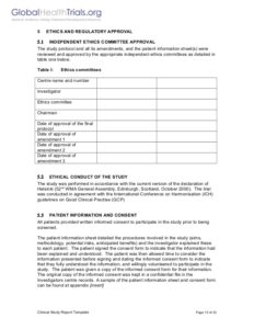 Clinical Trial Report Template (3) - PROFESSIONAL TEMPLATES ...