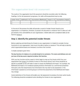 Enterprise Risk Management Report Template - PROFESSIONAL TEMPLATES ...