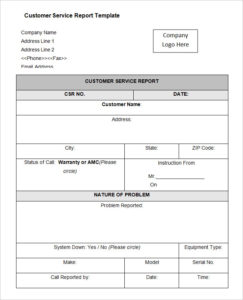 Equipment Fault Report Template (6) - PROFESSIONAL TEMPLATES ...