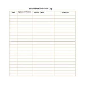 Equipment Fault Report Template (6) - PROFESSIONAL TEMPLATES ...