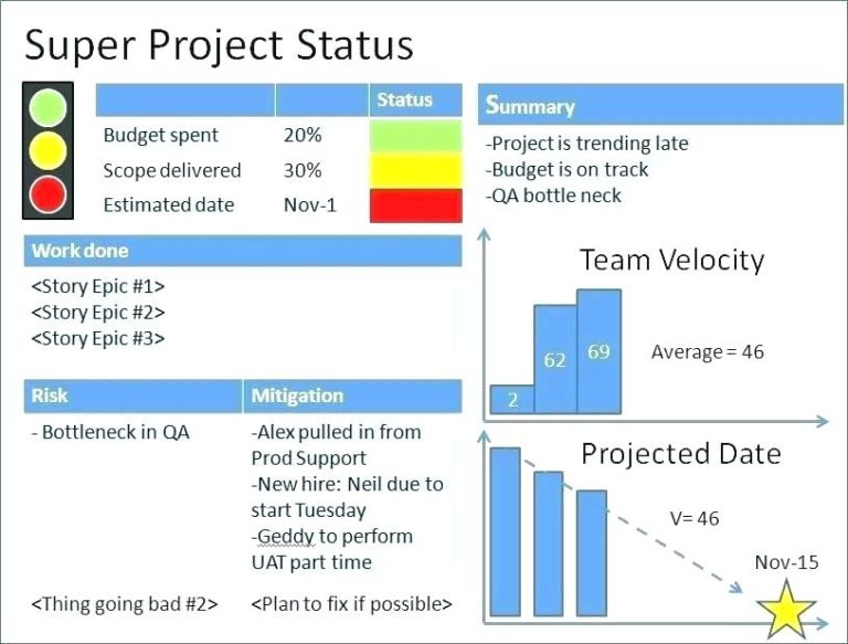 Executive Summary Project Status Report Template (1) - PROFESSIONAL ...