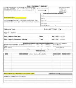 Fake Police Report Template - PROFESSIONAL TEMPLATES | PROFESSIONAL ...