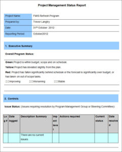 It Management Report Template (1) - PROFESSIONAL TEMPLATES ...