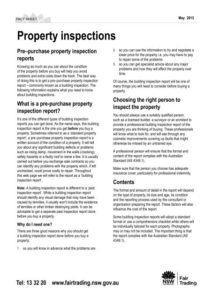 Pre Purchase Building Inspection Report Template (6) - PROFESSIONAL ...