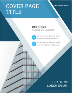 Report Front Page Template - PROFESSIONAL TEMPLATES | PROFESSIONAL ...