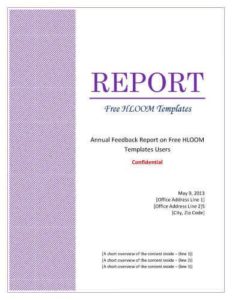 Report Front Page Template - PROFESSIONAL TEMPLATES | PROFESSIONAL ...