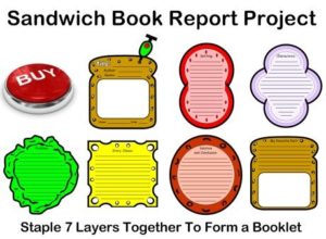 Sandwich Book Report Printable Template (2) - PROFESSIONAL TEMPLATES ...