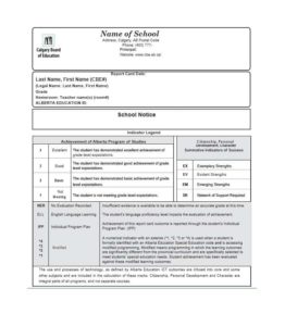 Student Grade Report Template (3) - PROFESSIONAL TEMPLATES ...