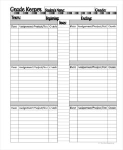 Student Grade Report Template (6) - PROFESSIONAL TEMPLATES ...