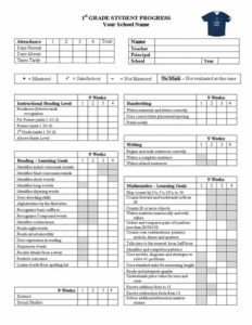 Student Grade Report Template (7) - PROFESSIONAL TEMPLATES ...