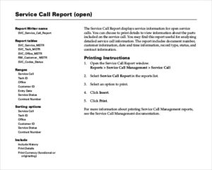 Technical Service Report Template (2) - PROFESSIONAL TEMPLATES ...