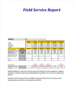 Technical Service Report Template (7) - PROFESSIONAL TEMPLATES ...