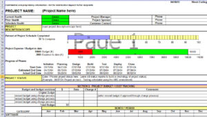 Weekly Status Report Template Excel (6) - PROFESSIONAL TEMPLATES ...