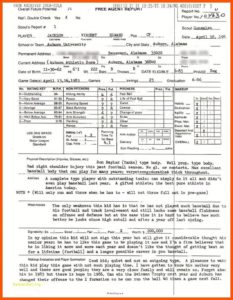 Football Scouting Report Template (10) - PROFESSIONAL TEMPLATES ...