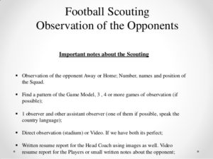 Football Scouting Report Template (3) - PROFESSIONAL TEMPLATES ...