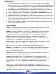 Football Scouting Report Template (5) - PROFESSIONAL TEMPLATES ...