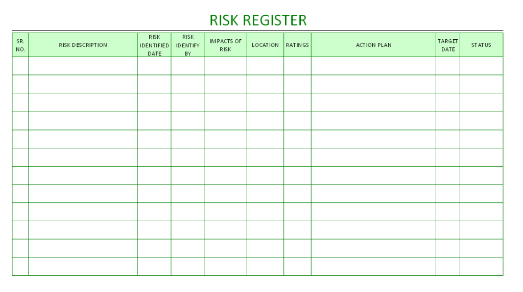 Incident Report Register Template - PROFESSIONAL TEMPLATES ...