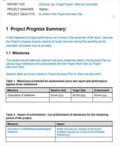 Manager Weekly Report Template (6) - PROFESSIONAL TEMPLATES ...