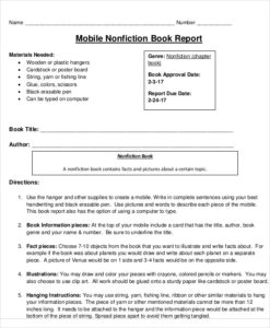 Mobile Book Report Template (1) - PROFESSIONAL TEMPLATES | PROFESSIONAL ...