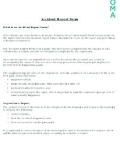 Ohs Incident Report Template Free (8) - PROFESSIONAL TEMPLATES ...