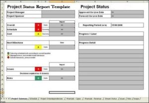 Project Status Report Template - PROFESSIONAL TEMPLATES | PROFESSIONAL ...