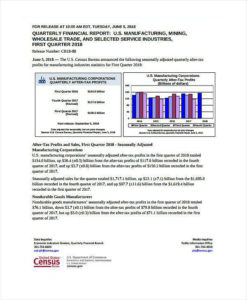 Quarterly Status Report Template (1) - PROFESSIONAL TEMPLATES ...