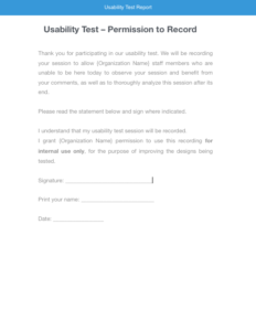Usability Test Report Template (2) - PROFESSIONAL TEMPLATES ...