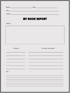 Book Report Template High School (2) - PROFESSIONAL TEMPLATES ...