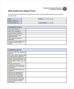 Conference Report Template (2) - PROFESSIONAL TEMPLATES | PROFESSIONAL ...