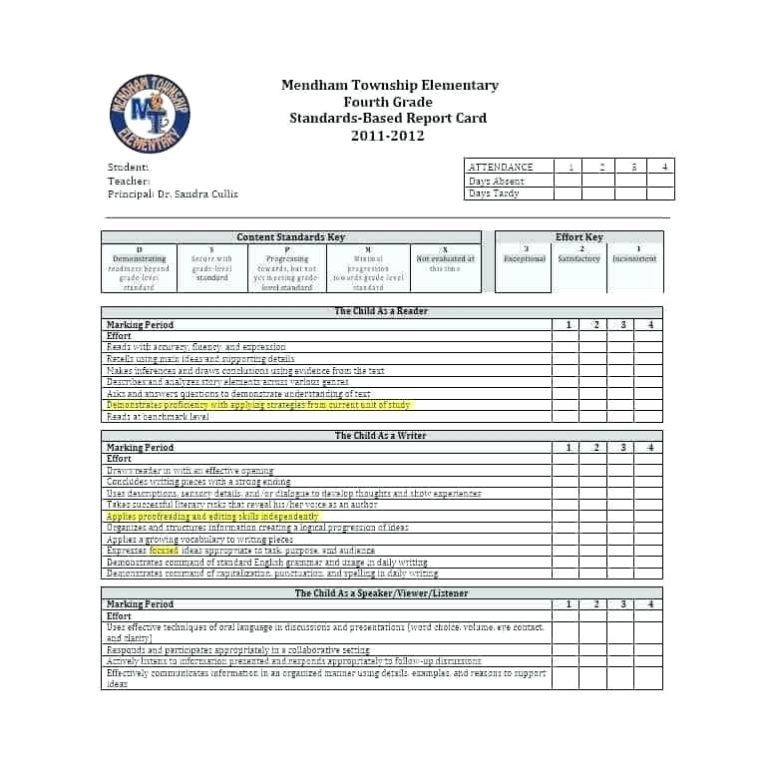 High School Student Report Card Template (2) - PROFESSIONAL TEMPLATES ... High School Student Report Card Template (2) - PROFESSIONAL TEMPLATES ...