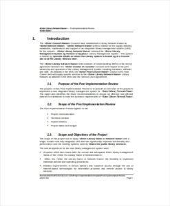 Implementation Report Template (4) - PROFESSIONAL TEMPLATES ...