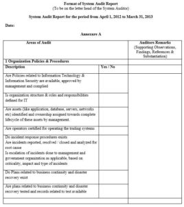 Information System Audit Report Template (6) - PROFESSIONAL TEMPLATES ...