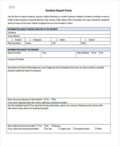 Medication Incident Report Form Template (8) - PROFESSIONAL TEMPLATES ...