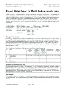 Month End Report Template - PROFESSIONAL TEMPLATES | PROFESSIONAL TEMPLATES