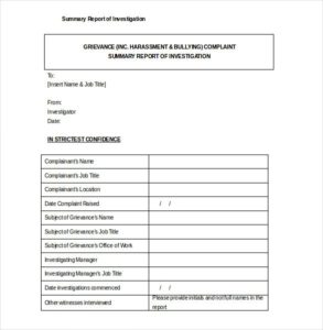 Presentence Investigation Report Template (5) - PROFESSIONAL TEMPLATES ...
