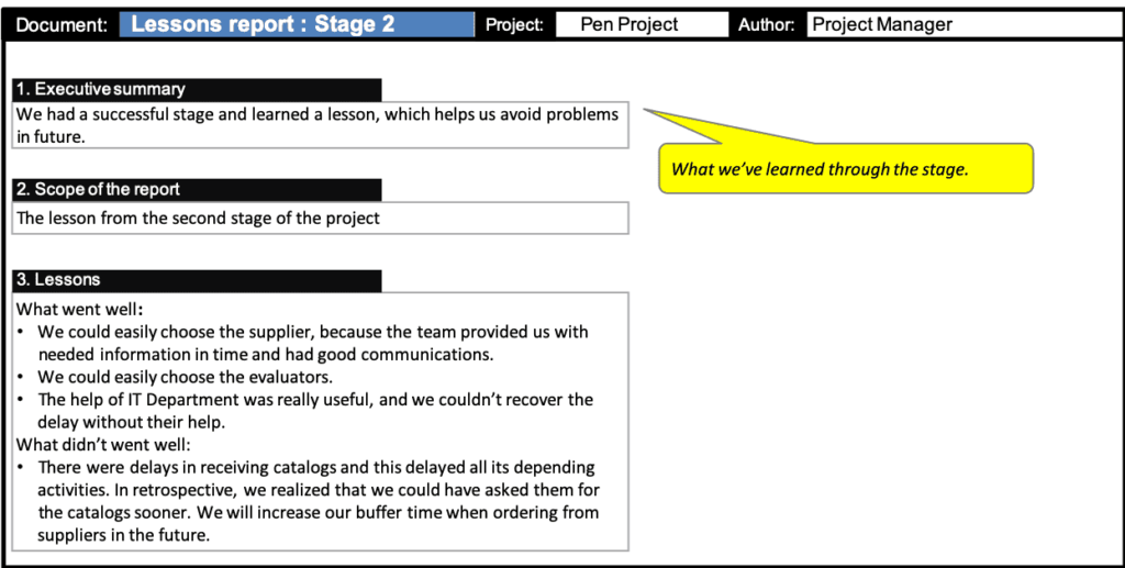 Prince2 Lessons Learned Report Template (6) - PROFESSIONAL TEMPLATES ... Prince2 Lessons Learned Report Template (6) - PROFESSIONAL TEMPLATES ...