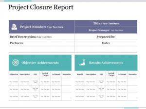 Project Closure Report Template Ppt (8) - PROFESSIONAL TEMPLATES ...