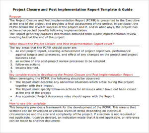 Project Implementation Report Template (2) - PROFESSIONAL TEMPLATES ...