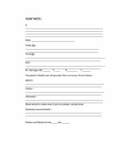 Soap Report Template (4) - PROFESSIONAL TEMPLATES | PROFESSIONAL TEMPLATES